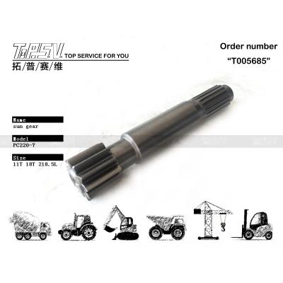 China 22U-27-21110 Origin PC220-7 Excavator Travel 1 Stage Sun Gear for High Precision Excavator Transmission System for sale