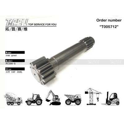 China 20Y-27-13130 Energy Mining PC200-5 Excavator Travel 1 Stage Sun Gear Parts with Planetary Reducer Performance for sale