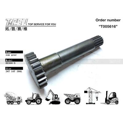 China 2038915 Black EX300-5 Excavator Travel 1 Stage Sun Gear with High Durability and Color for sale
