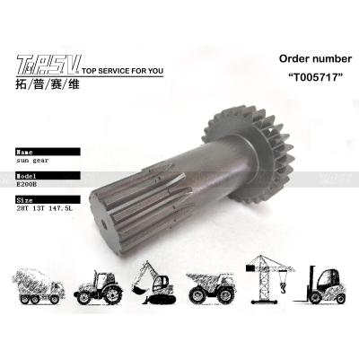 China 096-4319 Depends On Size E200B Excavator Travel 1 Stage Sun Gear Motor Parts for Heavy-Duty and Precise Excavator Transmission System for sale