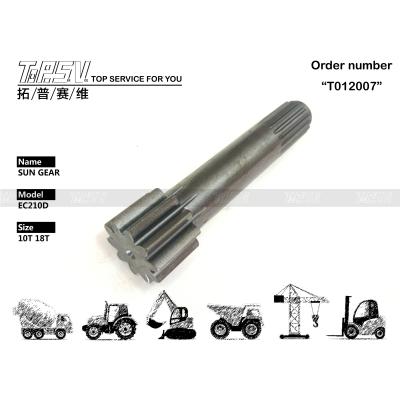 China High Precision EC210DL Excavator Travel 1 Stage Sun Gear Compatibility Compatible With Various Models for sale