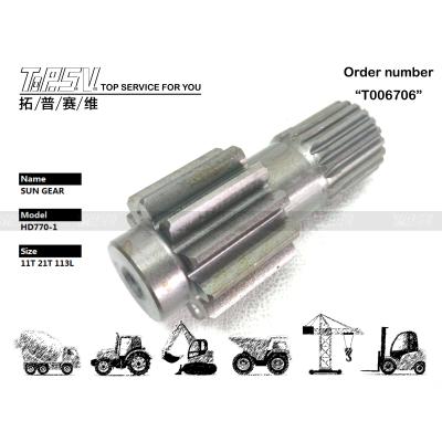 China Get the Best Performance with HD770-1 Excavator Travel Sun Gear Parts Maintenance Gear Oil for sale