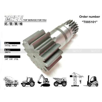 China Improve Your SWE70 Excavator Swing Pinion Performance with Other Excavator Reducer Parts and Gear Meshing Installation for sale