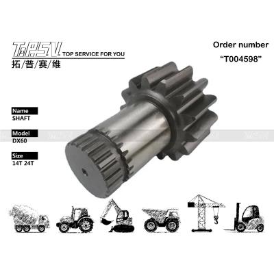 China Steel DX60 Excavator Swing Pinion Parts and Ready for Immediate Shipment for sale