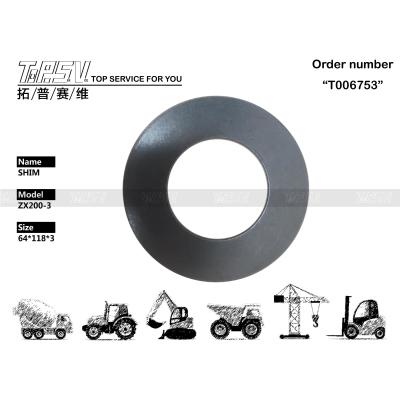 China 4401293 View Image ZX200-3 Excavator Travel 1 Stage Carrier Shim Spare Parts Electronics Parts Heat Treatment for Enhanced Efficiency for sale
