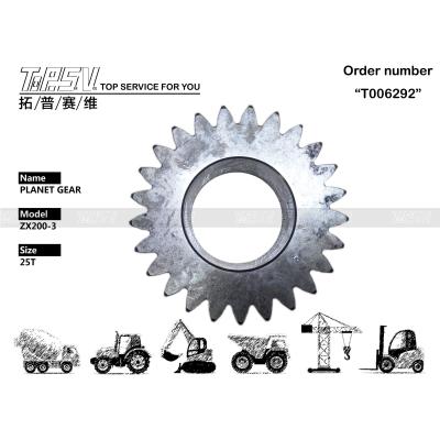 China 3084353 Heat Treatment ZX200 Excavator Travel 3 Stage Planetary Gear for Excavator and Transport Packaging Sealable Bags for sale