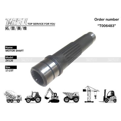 China 3085780 Heat Treatment ZX120 Excavator Travel Motor Pump Shaft Parts for Improved Wear And Tear Resistance for sale