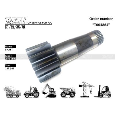 China YN32W01003P1 SK200-6E Excavator Swing System Pinion Other Excavator Reducer Parts Dealed Bag Transport Packaging for Easy Shipping for sale