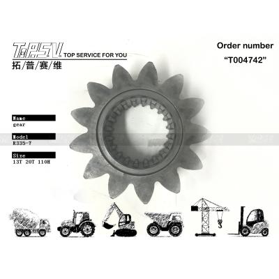 China Used In R335-7 Excavator Swing Big Gear Machinery Excavator Travel Motor Parts for Energy Mining for sale