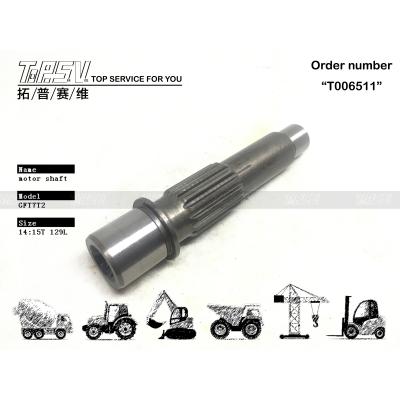 China Energy Mining FR60-7 Excavator Hydraulic Motor Shaft Compatible with Excavator Brands and Models Heat Treatment for sale