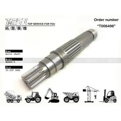 China Customized Black HD800-5 Excavator Motor Shaft Spare Parts Electronics Parts for Performance for sale