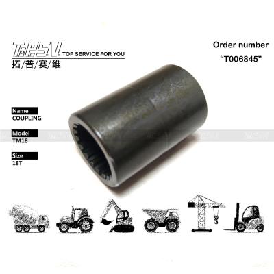 China XKAY-01767 High Resistance Other TM18 Excavator Travel Reducer Motor Coupling for Black Color and Wear And Tear Resistance in Excavator Machinery for sale