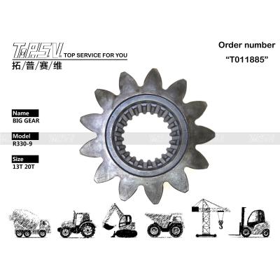 China Origin Heat Treated R330-9 Excavator Swing Big Gear Spare Parts Electronics Parts for Your Requirements for sale