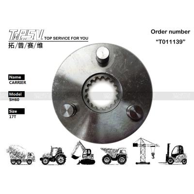 China XKBR-00069 Black R80-7 Excavator Swing 1 Stage Carrier device equipped planetary reducer offering hydraulic power and enhanced operational durability for sale