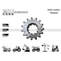 China FUFRP-1159-09 Energy Mining PC30-6 Excavator Travel 1 Stage Sun Gear for Various Excavator Models in Country Of Origin for sale