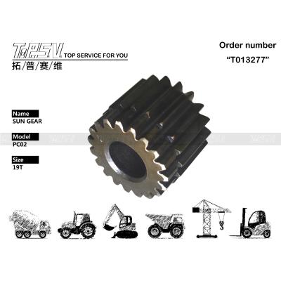 China Compatible With Various PC02 Excavator Travel 2 Stage Sun Gear Box Durable Heavy Duty Construction Equipment Replacement Part for sale