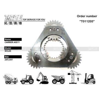 China SH120A1 Excavator Swing 1 Stage Carrier ASSY Parts For Swing Drive Excavator Spare Parts for sale