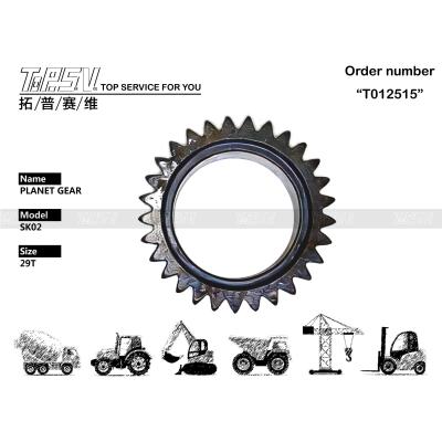 China VIO20-3 Excavator Travel 2 Stage Planet Gear Parts For Travel Drive Excavator Spare Parts for sale