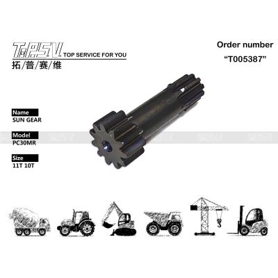 China PC30MR Excavator Travel 1 Stage Sun Parts For Travel Drive Excavator Spare Parts for sale