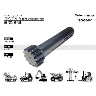 China 333-2989 E320D2 Excavator Travel 1 Stage Sun Gear Parts For Travel Drive Excavator Spare Parts for sale