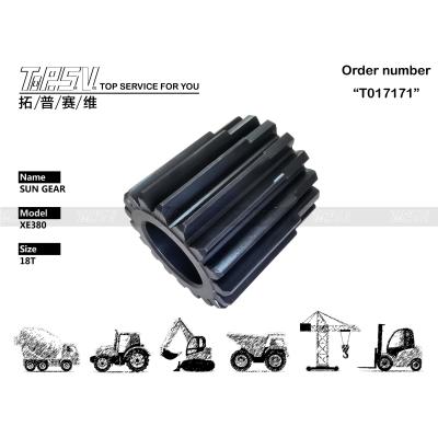 China XE380 Excavator Travel 2 Stage Sun Gear Parts For Travel Drive Excavator Spare Parts for sale
