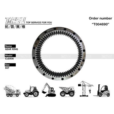 China CLG936 Excavator Swing Gear Ring Parts For Swing Drive Excavator Spare Parts for sale