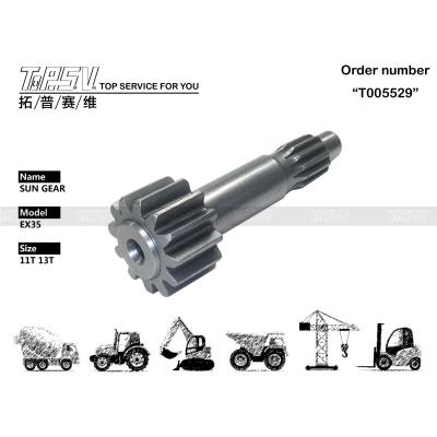 China EX35 Excavator Travel 1 Stage Sun Gear Parts For Travel Drive Excavator Spare Parts for sale