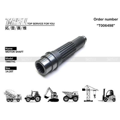 China Hydraulic Motor Drive R60-7 Excavator Travel Motor Shaft with High Durability and Durable Wear And Tear Resistance for sale