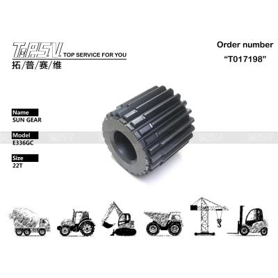 China 660-4238 E336GC Excavator Swing 2 Stage Sun Gear Parts For Swing Drive Excavator Spare Parts for sale