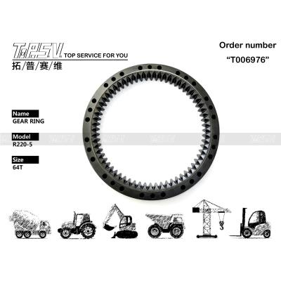 China XKAH-00904 R220-5 Excavator Travel Gear Ring Parts For Travel Drive Excavator Spare Parts for sale