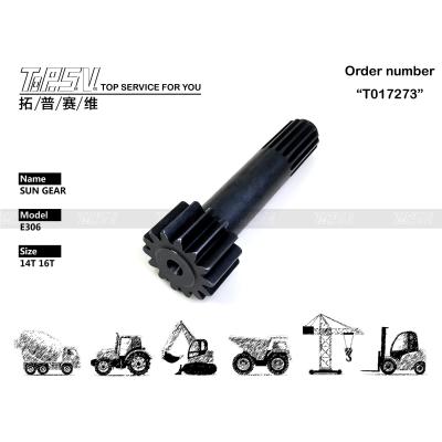 China E306 Excavator Travel 1 Stage Sun Gear Parts For Travel Drive Excavator Spare Parts for sale