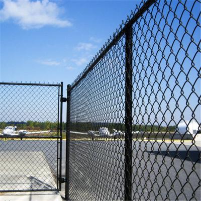 China Factory Airport 20*20mm 6 Gauge PVC Coated Chain Link Fencing for sale