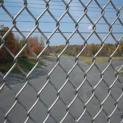 China China manufacture PVC coated chain link fence for sports ground for sale