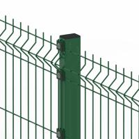 China Curvy 3D Triangle Galvanized Welded Wire Mesh Fence PVC Coated for sale