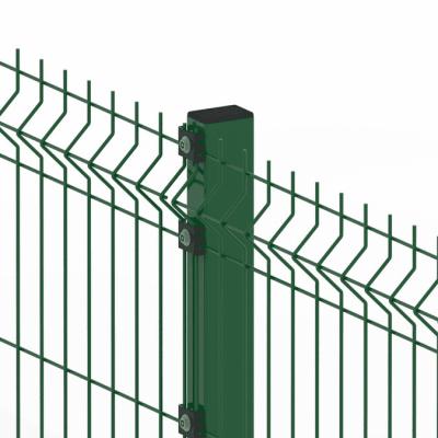China Curvy 3D Triangle Galvanized Welded Wire Mesh Fence PVC Coated for sale