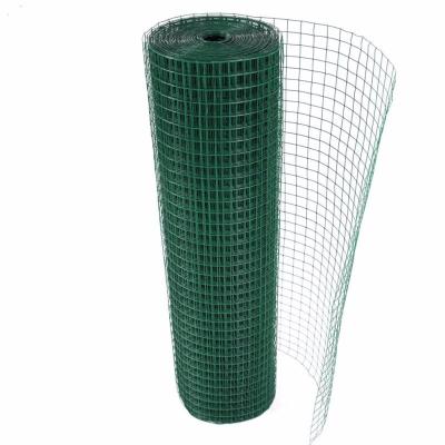 China Low price 6 gauge welded wire mesh fence 4x4 green pvc coated welded wire mesh for sale