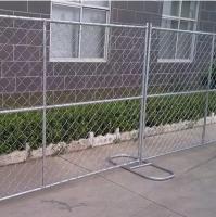 China Secure galvanized movable fence temporary chain link fence panels for sale