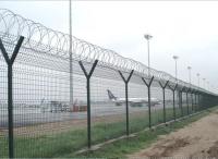 China green power  coated Dia 500mm BTO-22 Razor Barbed Wire Airport Security Fence 1.8*30m  for  airport for sale