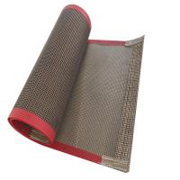 China Plastic PTFE Mesh Conveyor Belt With Edge Reinforcement for sale