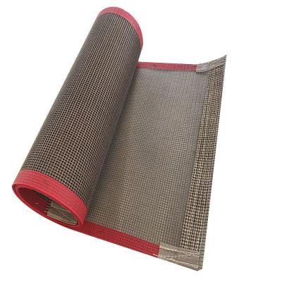 China Plastic PTFE Mesh Conveyor Belt With Edge Reinforcement for sale