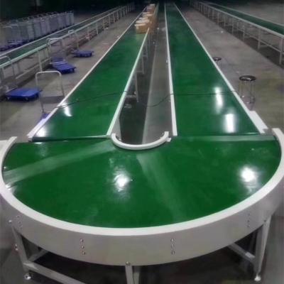 China Black Green White Curve Pvc Conveyor Belt Custom Made FDA Standards for sale