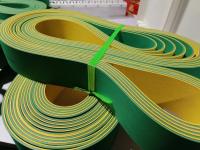 China Automatic Lathes Rubber Flat Power Transmission Belt Antistatic Energy Saving for sale