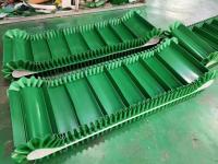 China High Tensile Strength Durable Green  Material Industrial Chain Side Wall Pvc Conveyor Belt for sale