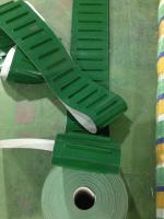 China High Tensile Strength Durable Green white blue  Material Industrial  Pvc Conveyor Belt with cleat for sale