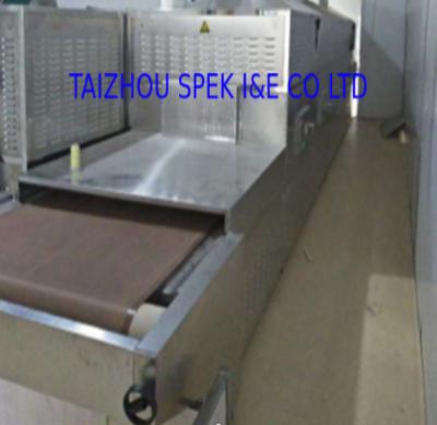 China Microwave Drying Sterilization  Conveyor Belt For Wood Furniture for sale