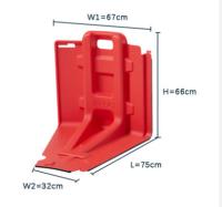 China New Red Brand Design Flood Barrier For Building Stop Water And Flood for sale