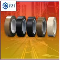 China PTFE Coated Fiberglass Tape Heat Resistant Silicone Adhesive Tape 0.08mm Thickness for sale