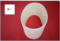 China Endless Smooth Rubber Fish Bone Separation Belt White Color for sale