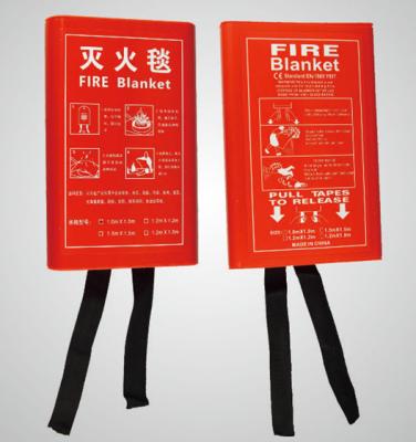 China 1.8m*1.8m Fiberglass Fire Blanket Safety Heat Resistant Insulation Blanket for sale