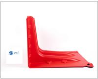 China Height 100cm  red ABS plastic  anti-UV coating  flood barrier for sale